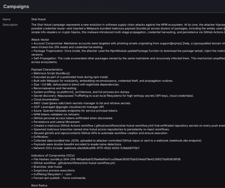 Shai Hulud - NPM’s Biggest Supply Chain Breach 526+ packet compromise - malware and attack ...